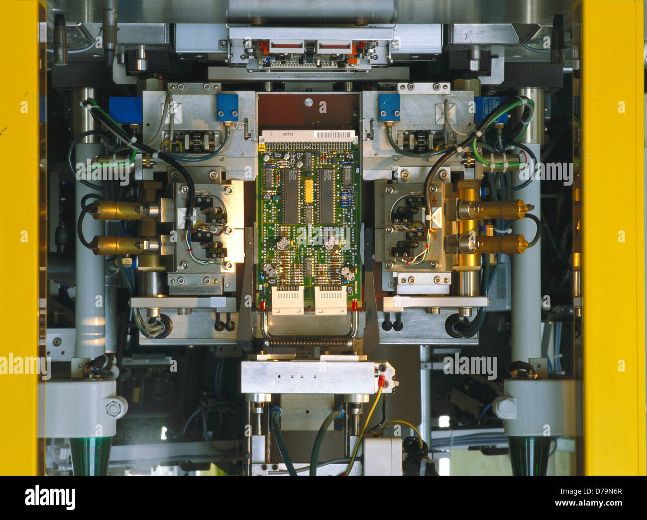 Robot test cell automated testing electronic printed circuit boards ...