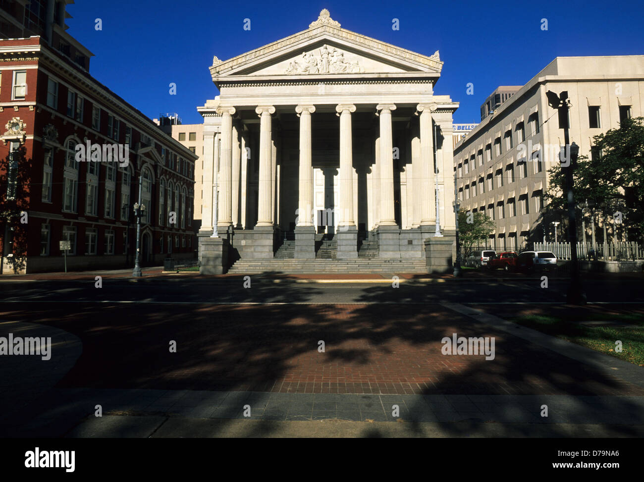 Elk283-2232 Louisiana, New Orleans, Lafayette Square, Gallier Hall ...