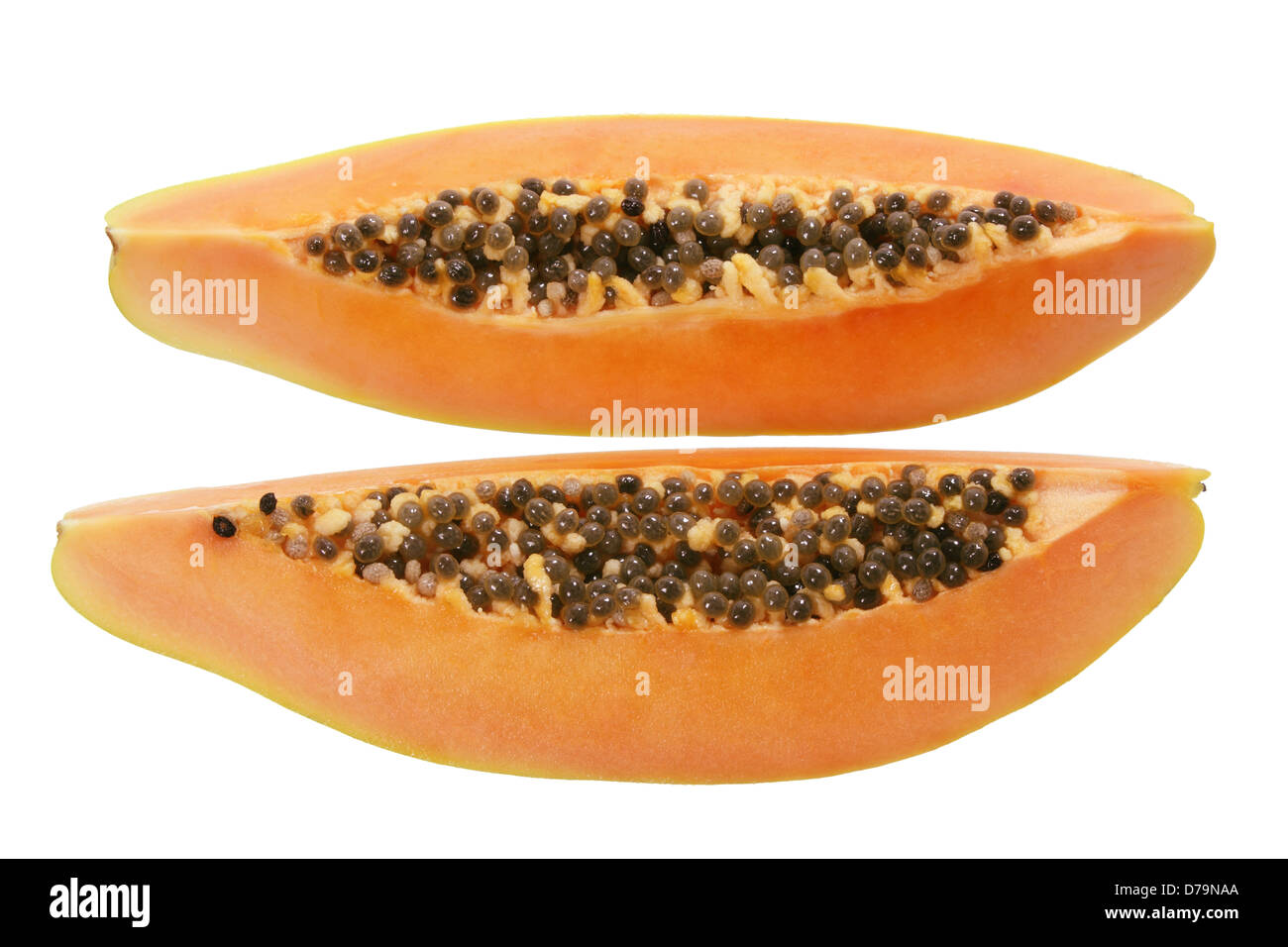 Papaya texture Cut Out Stock Images & Pictures - Alamy