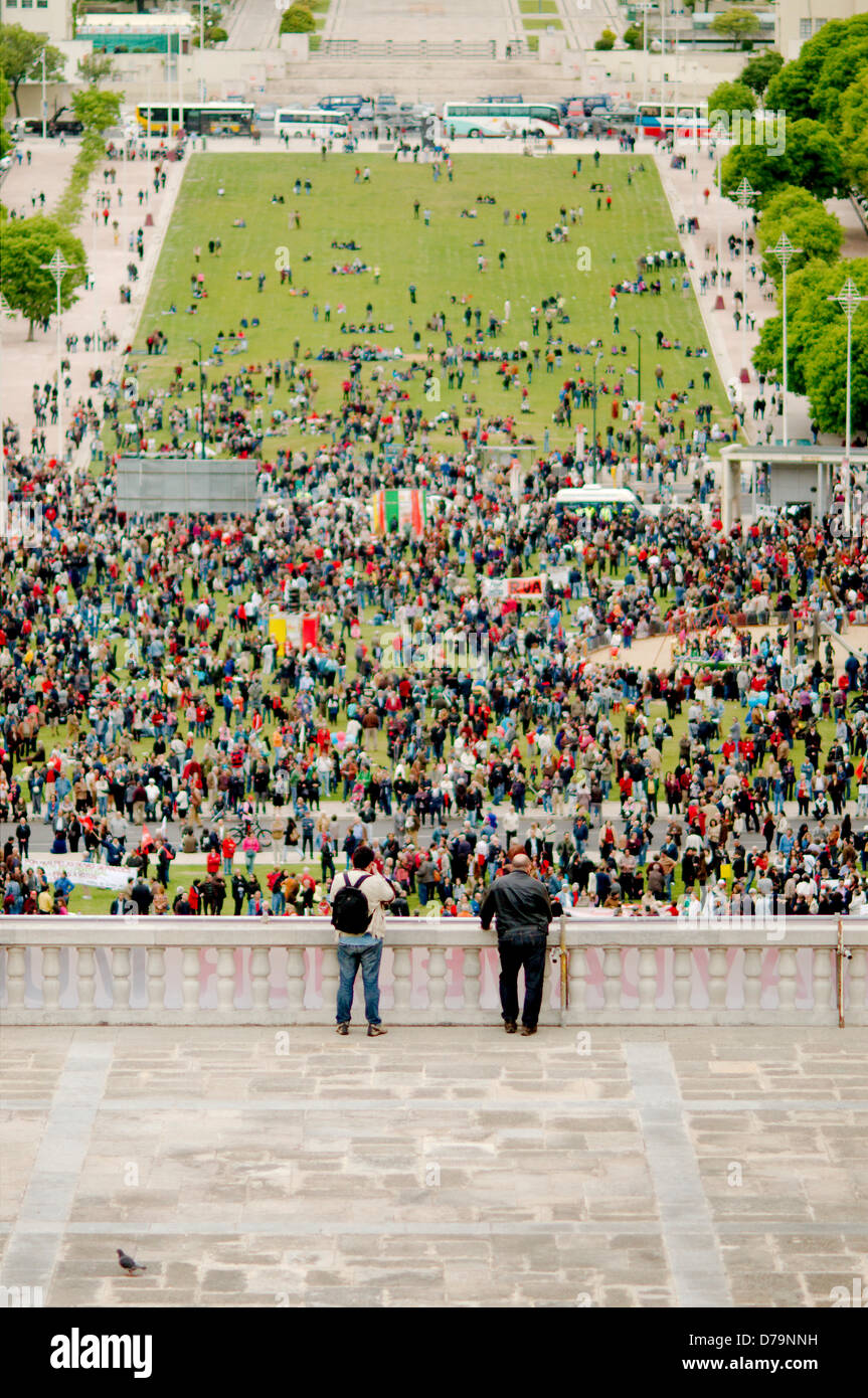 Aerial perspective of part of the event Stock Photo - Alamy