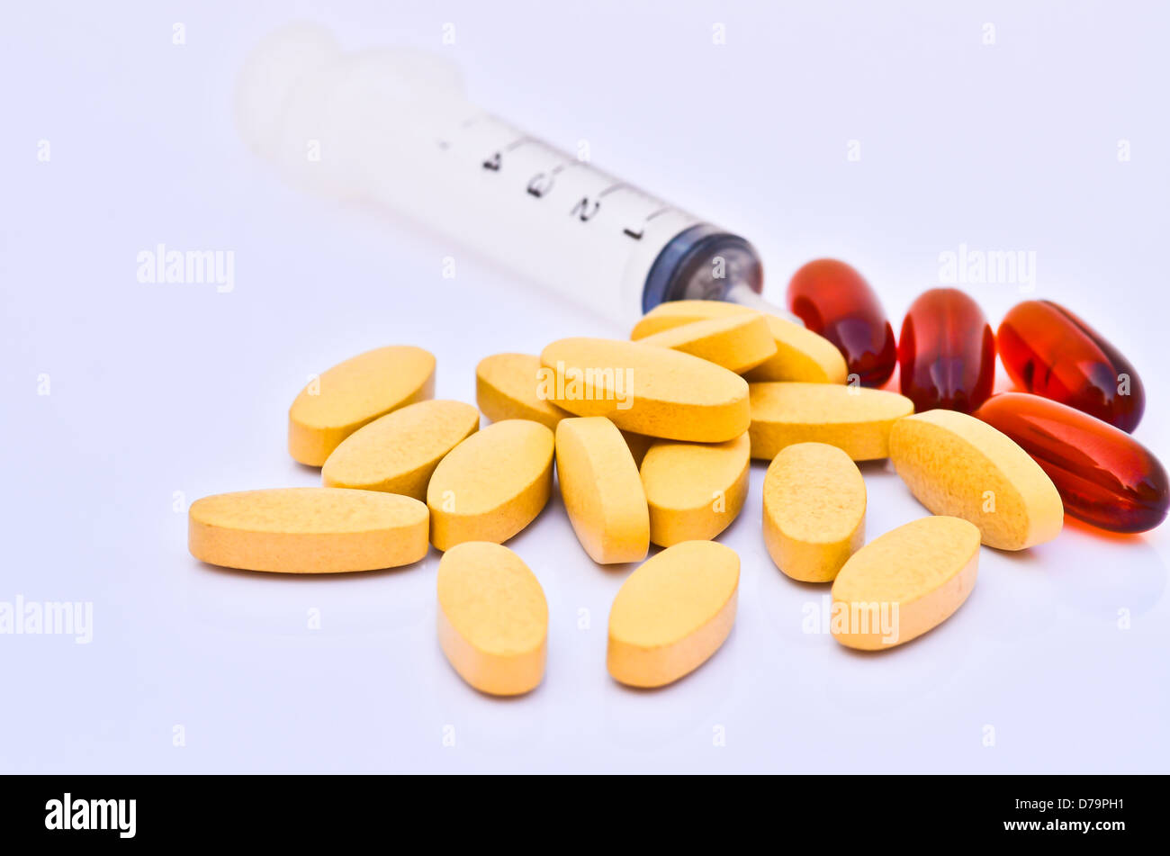 Supplement types hi-res stock photography and images - Alamy