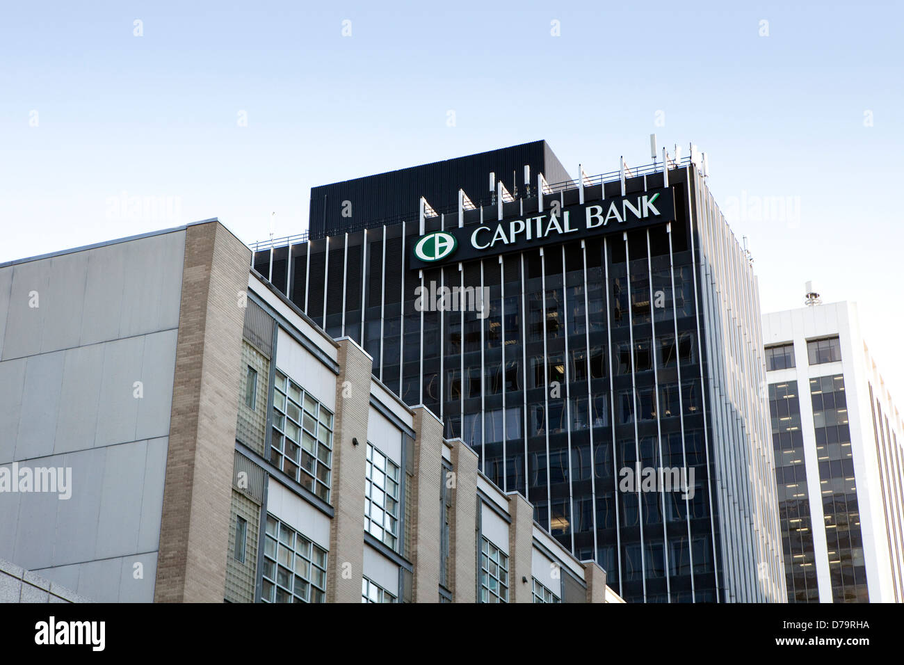 A view of the Capital Bank building in Raleigh, North Carolina Stock ...