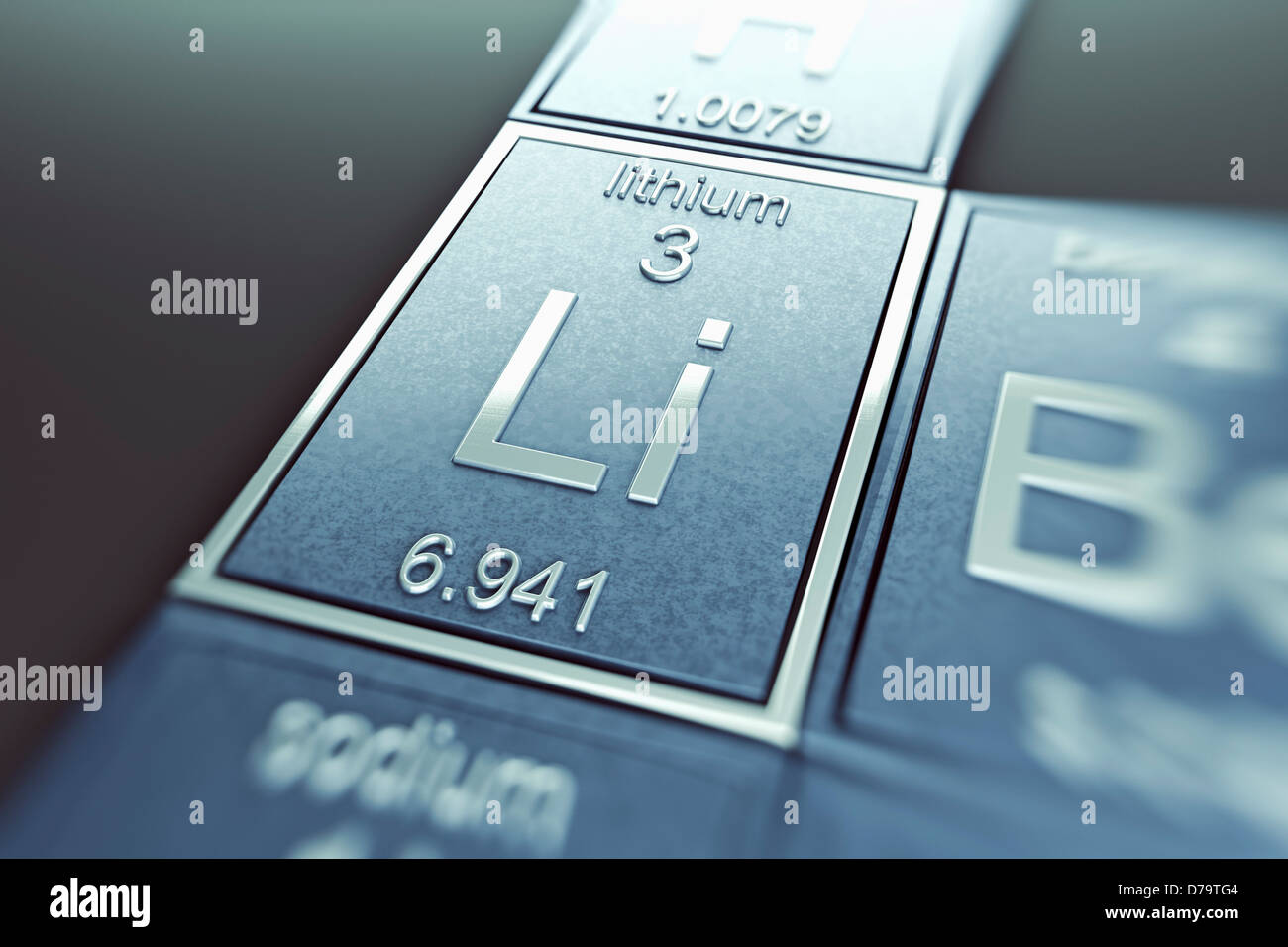 Lithium periodic table hi-res stock photography and images - Alamy