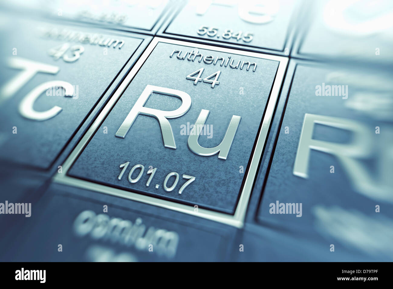 Ruthenium Chemical Element Stock Photo - Alamy