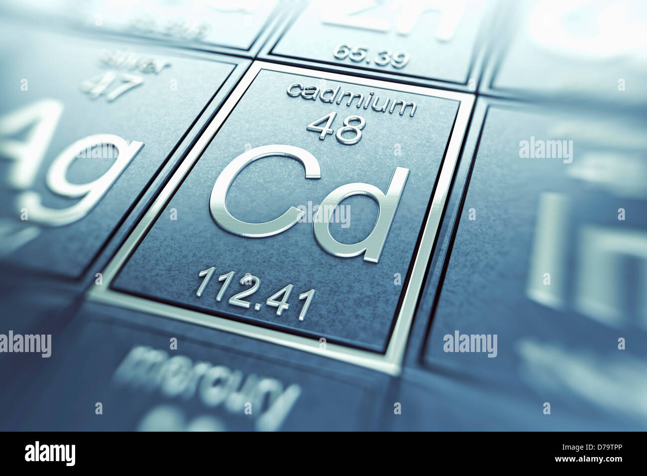 Cadmium Chemical Element Stock Photo - Alamy