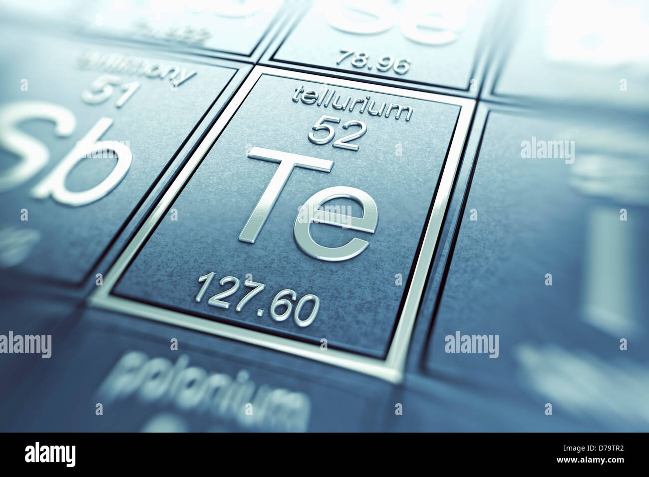 Tellurium Chemical Element Stock Photo - Alamy