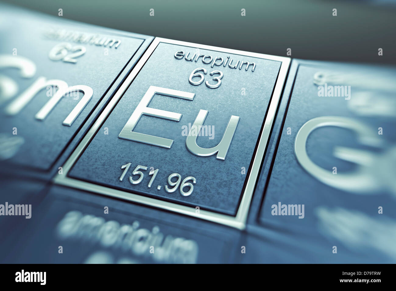 Europium Chemical Element Stock Photo - Alamy