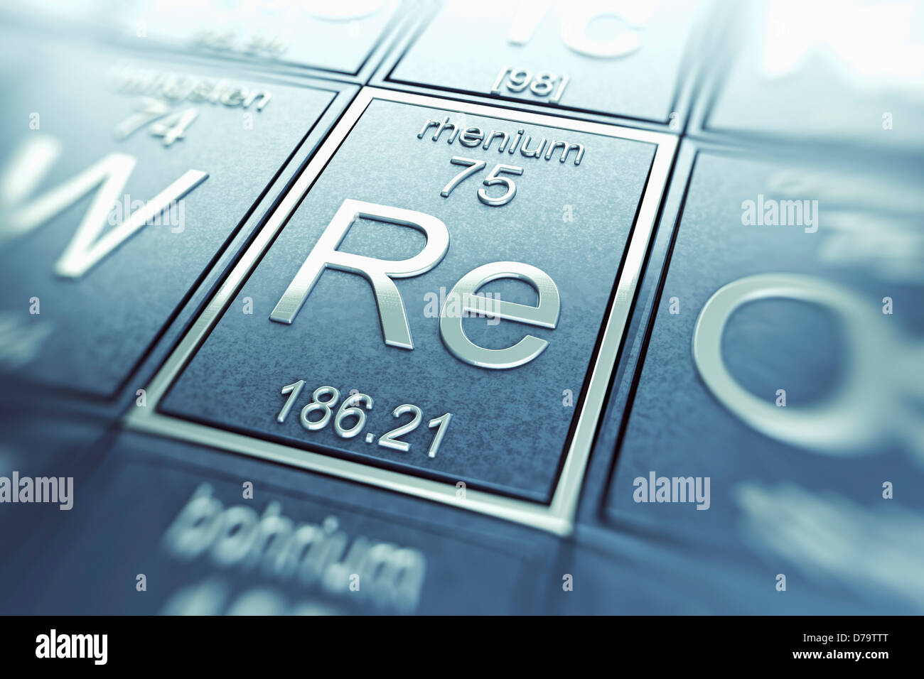 Rhenium Chemical Element Stock Photo - Alamy