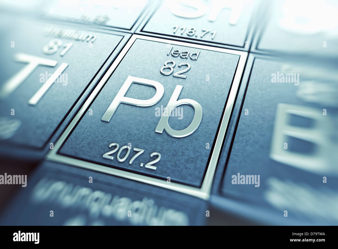 Lead Chemical Element Stock Photo - Alamy