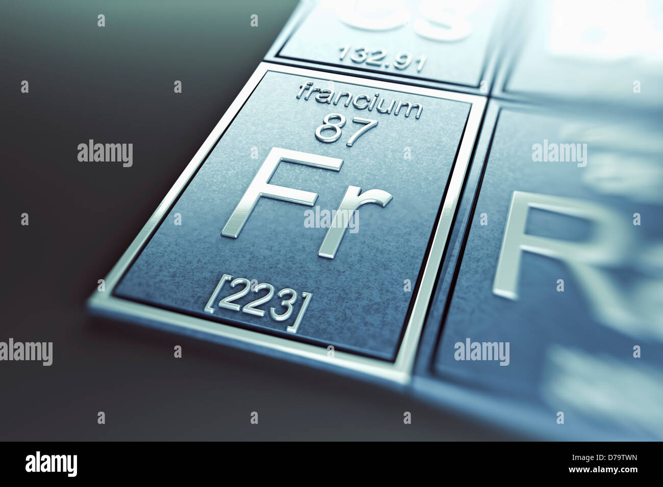 Francium Chemical Element Stock Photo - Alamy