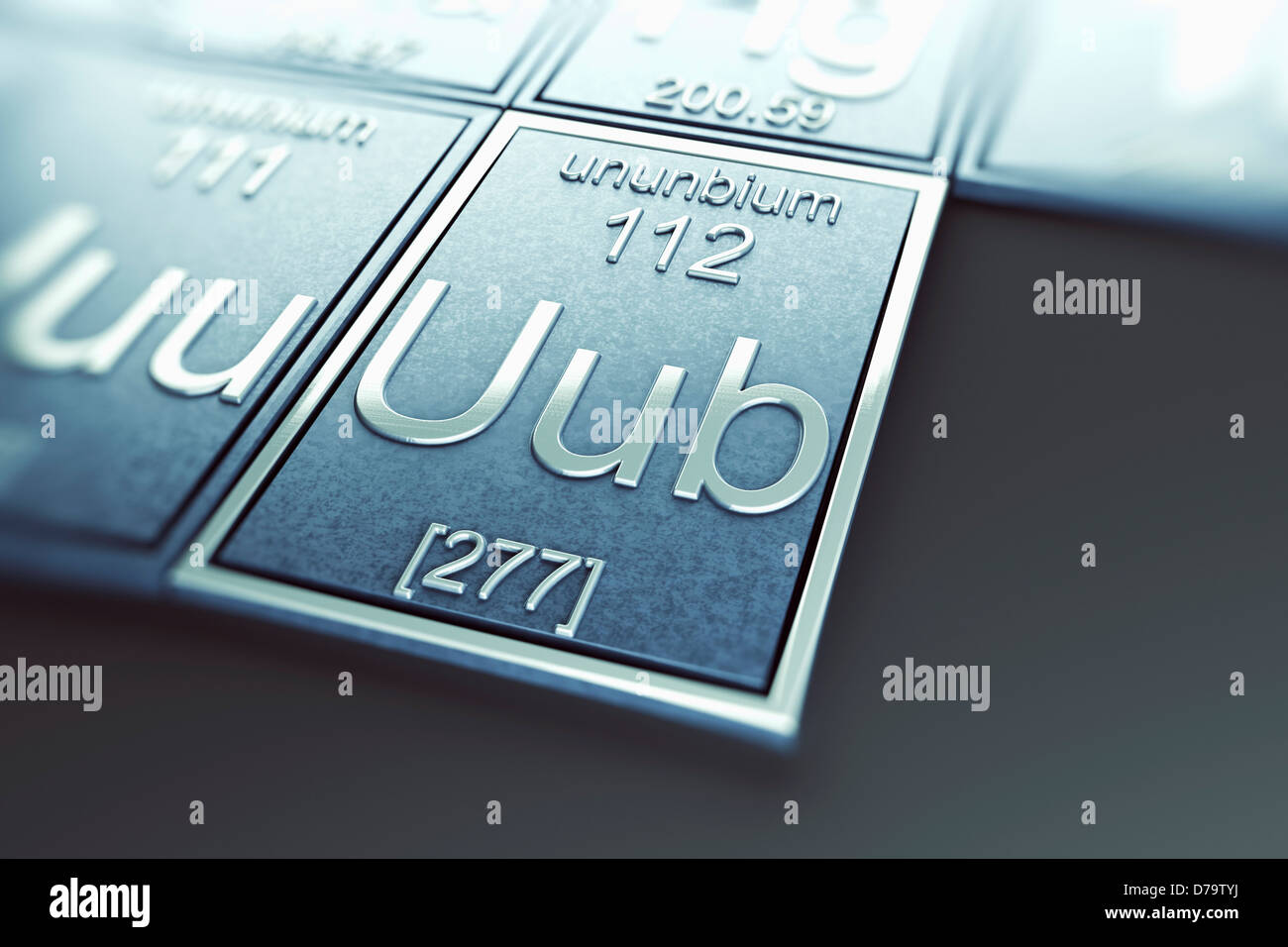 Ununbium Chemical Element Stock Photo - Alamy