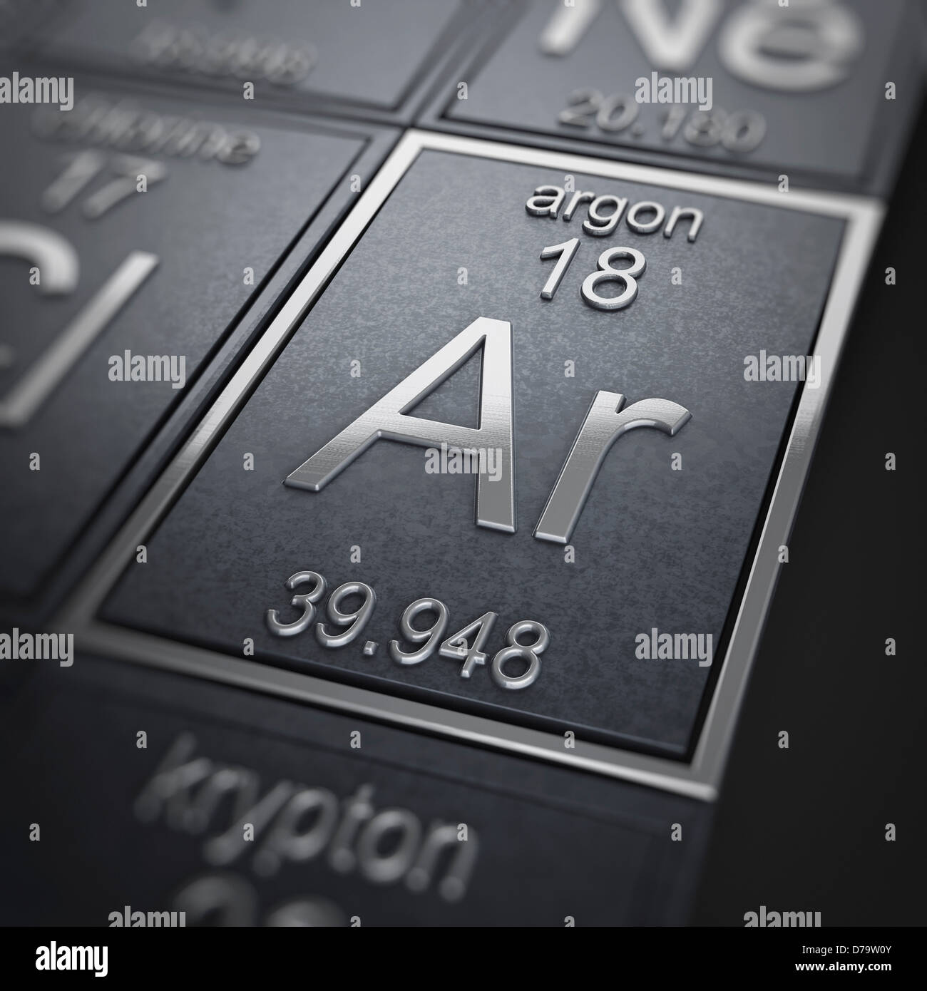 Argon element hi-res stock photography and images - Alamy