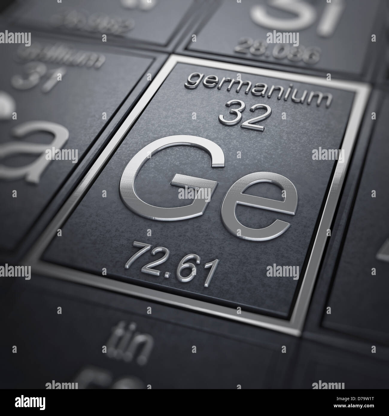 Germanium Chemical Element Stock Photo - Alamy