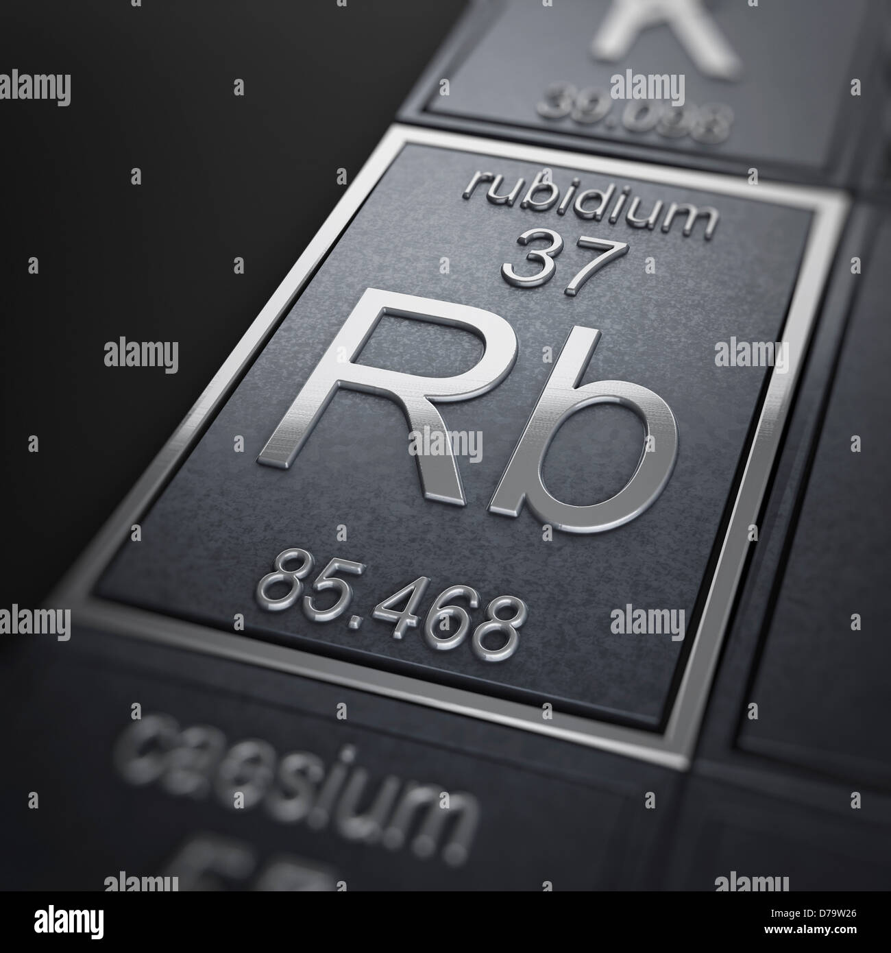Rubidium Chemical Element Stock Photo - Alamy