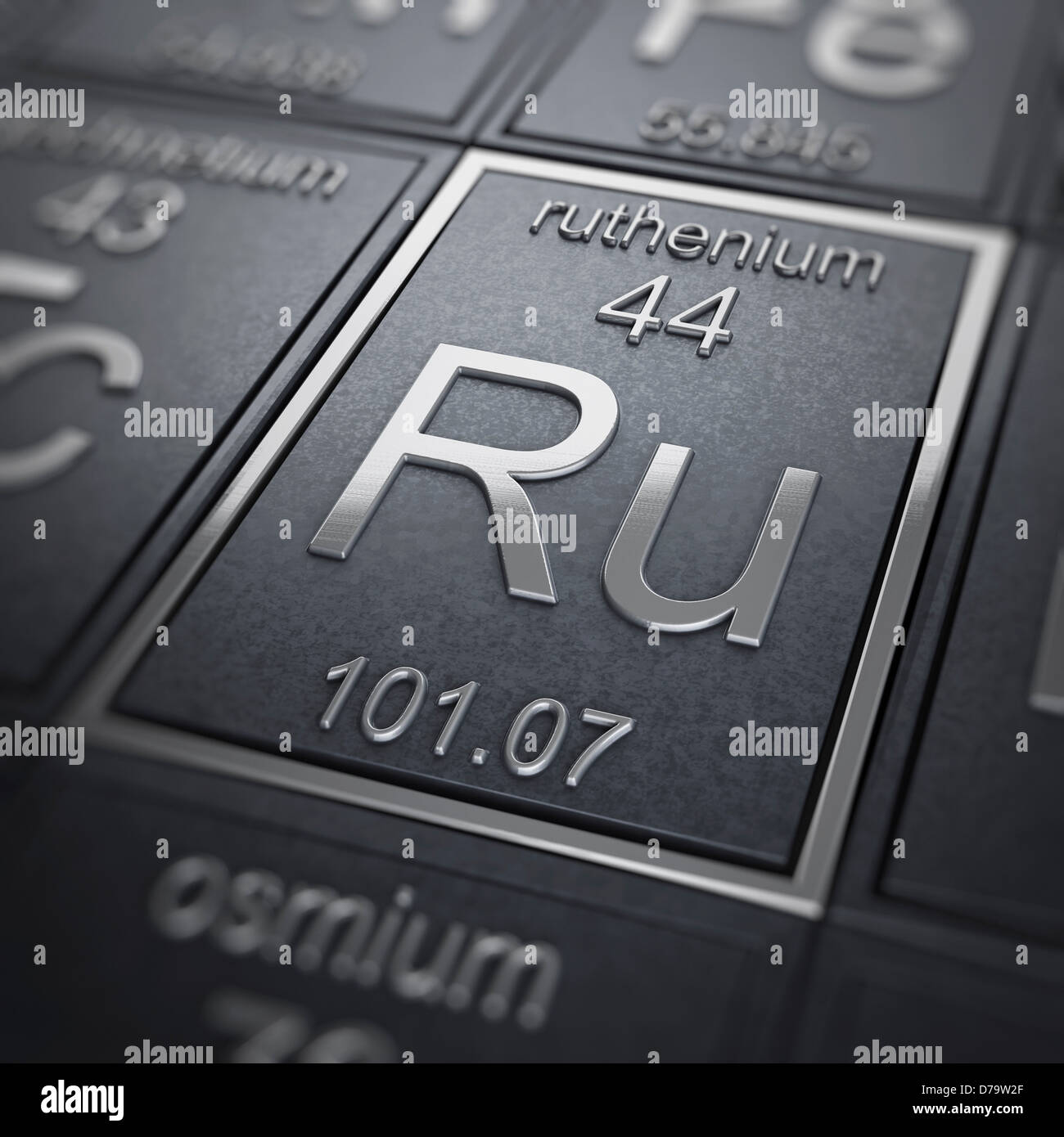Ruthenium Chemical Element Stock Photo - Alamy