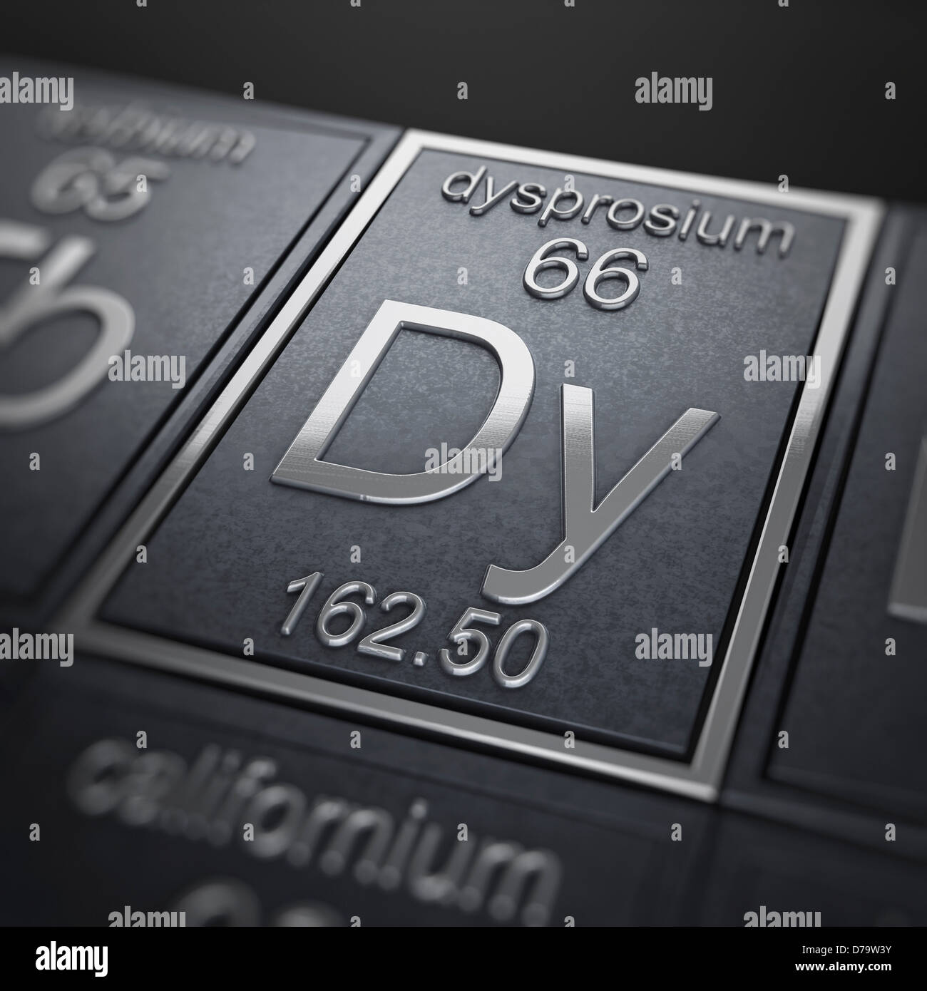 Dysprosium Chemical Element Stock Photo - Alamy