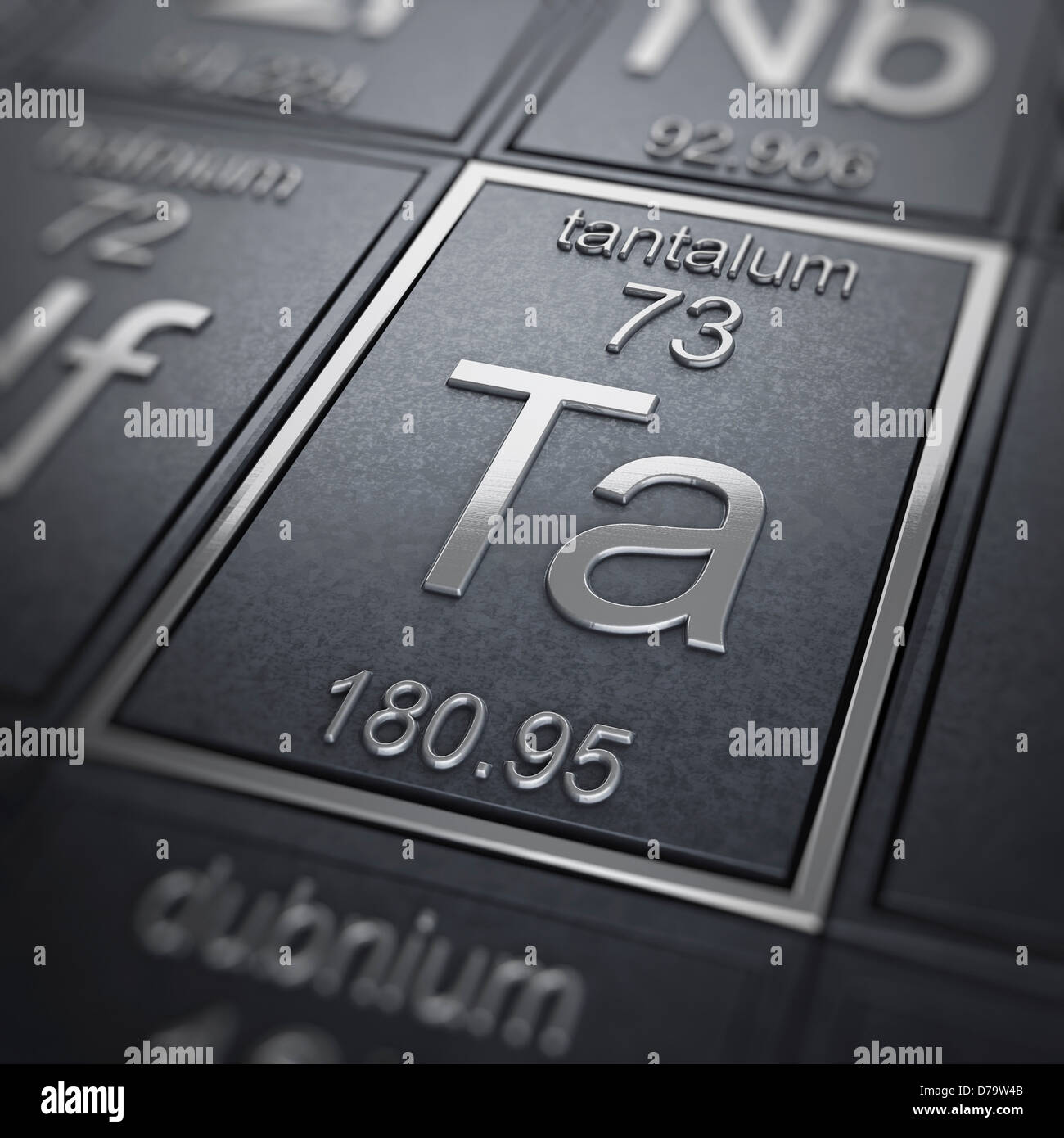 Tantalum chemical element periodic table hi-res stock photography and ...