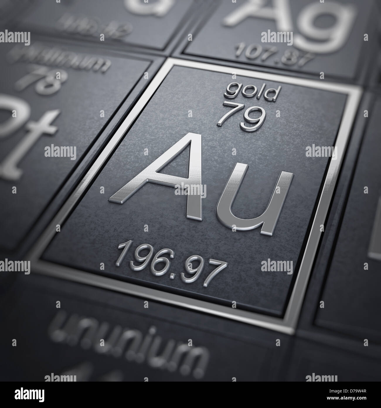 Periodic table elements gold au hi-res stock photography and images - Alamy