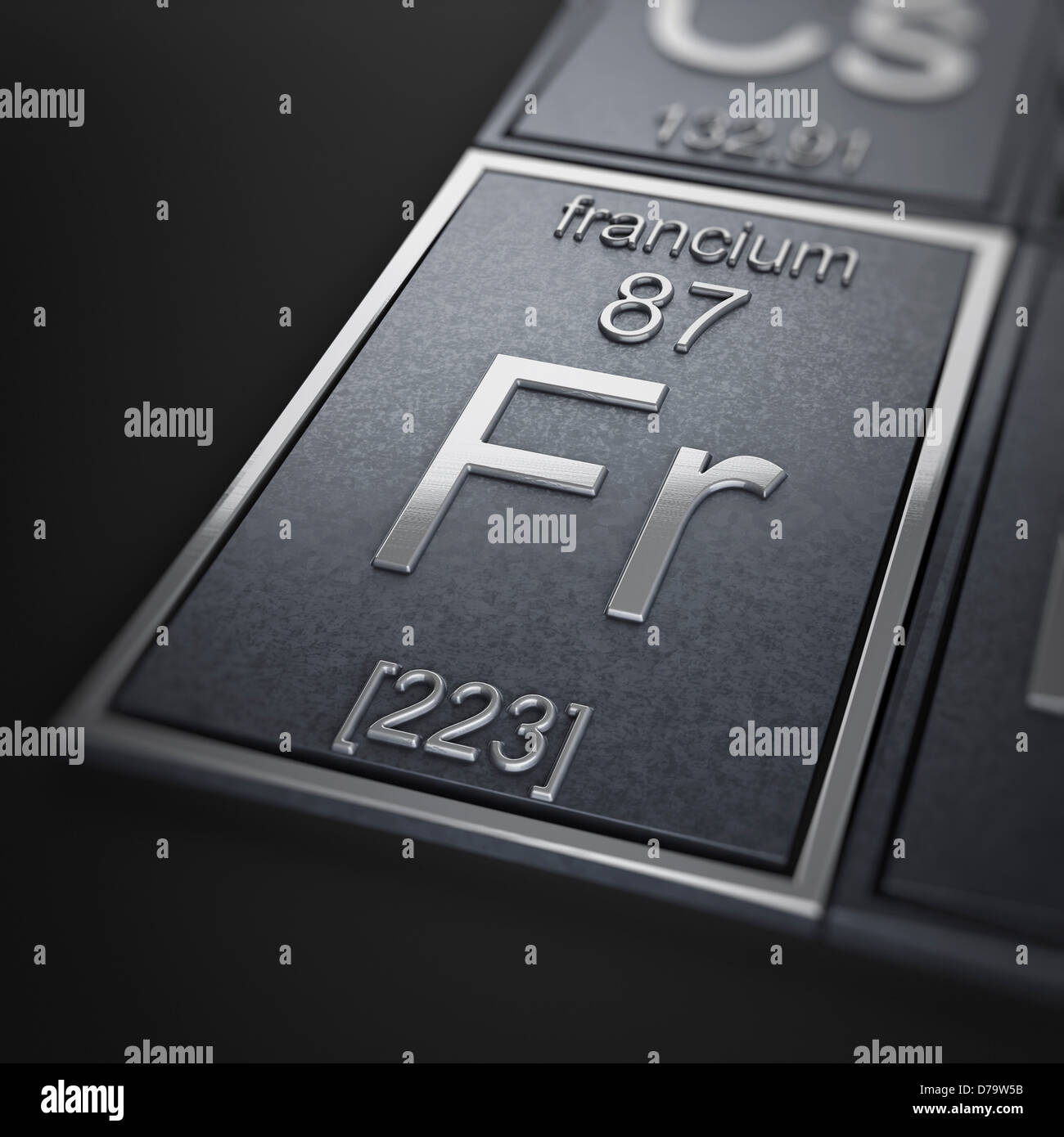 Francium Chemical Element Stock Photo - Alamy