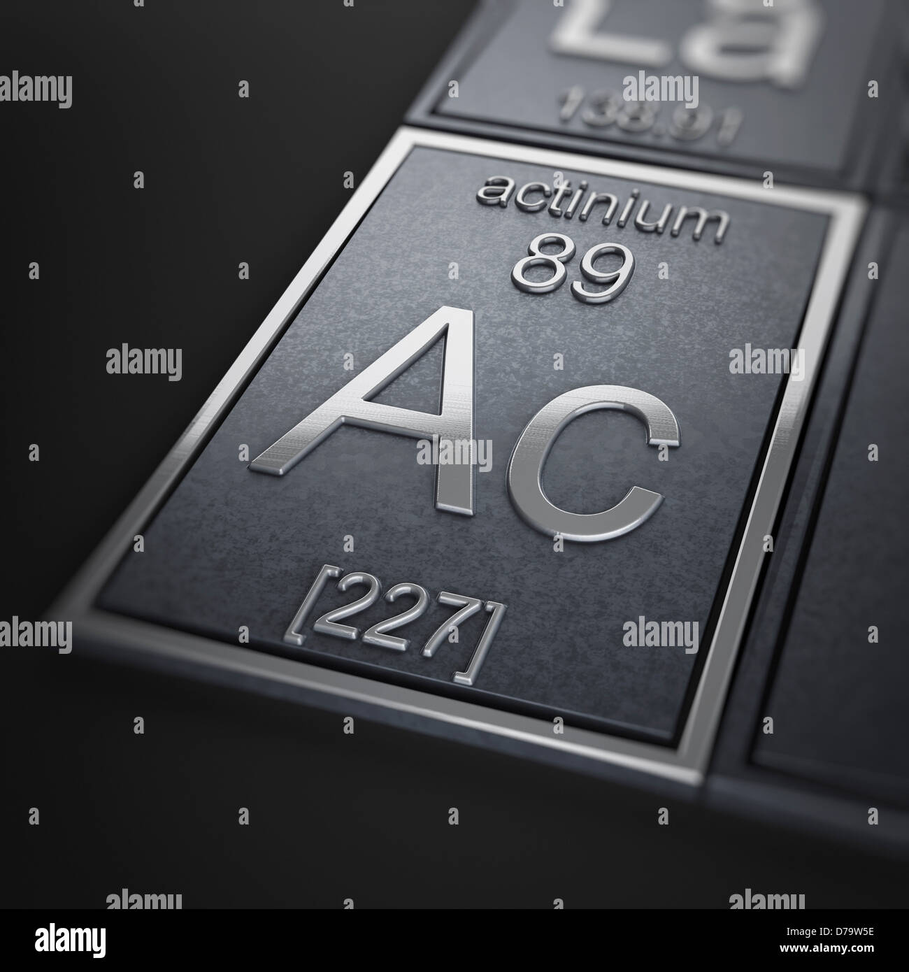 Actinium Chemical Element Stock Photo - Alamy