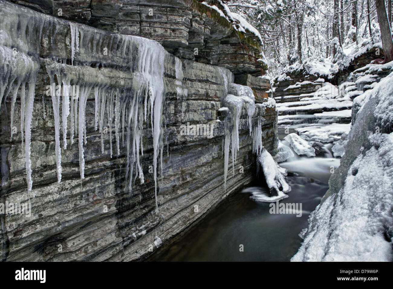 A winter scene Stock Photo - Alamy