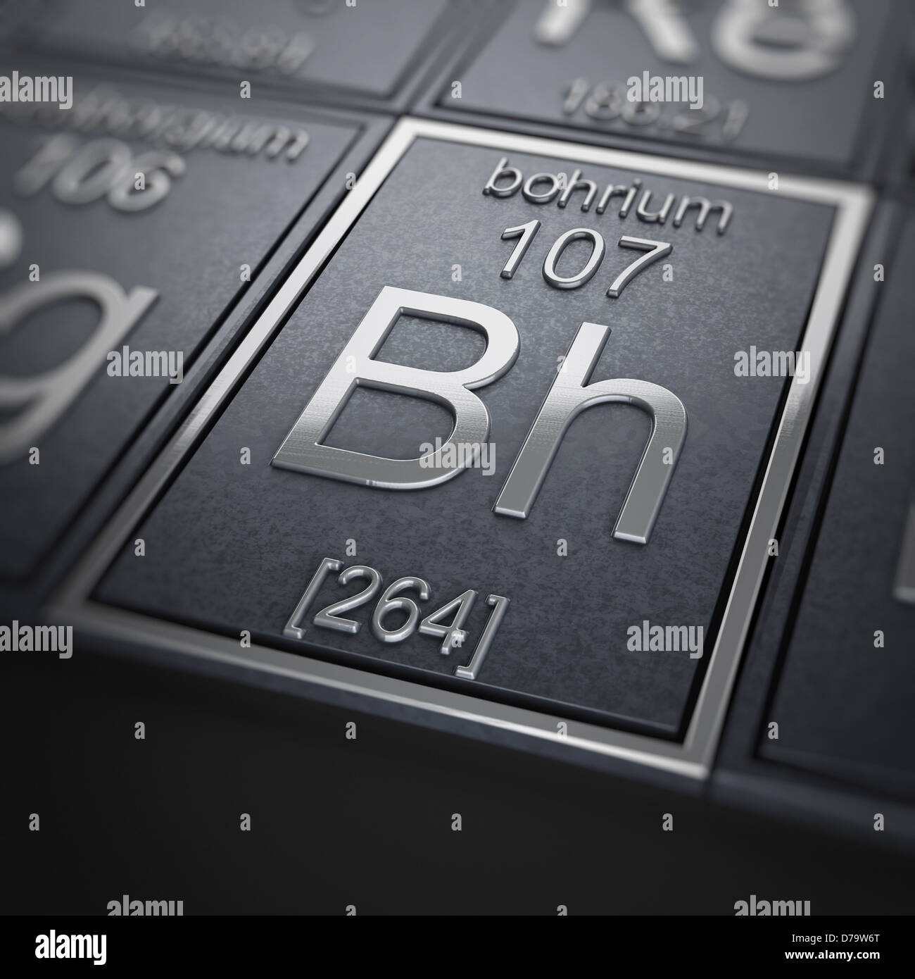 Bohrium Chemical Element Stock Photo - Alamy