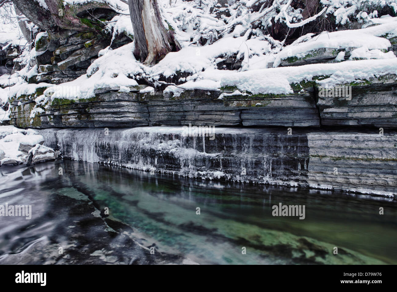 A winter scene Stock Photo - Alamy