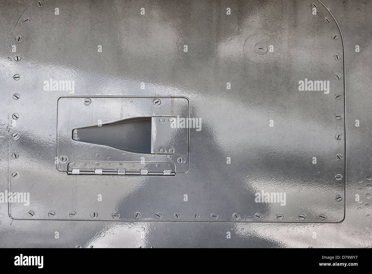 aircraft air intake detail for use as a background image Stock Photo ...