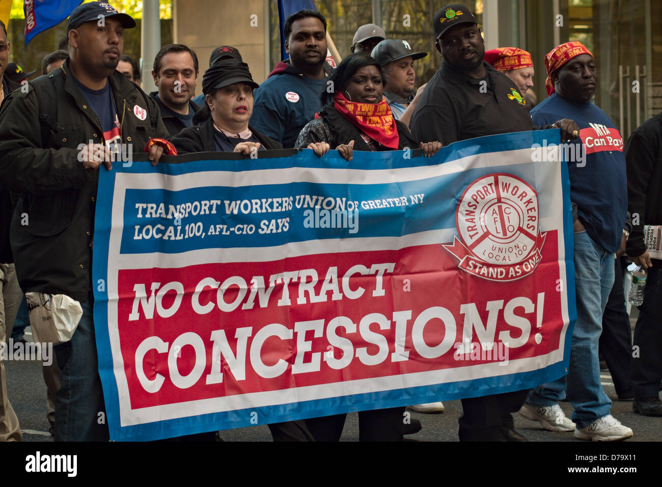 Transport workers union new york hi-res stock photography and images ...