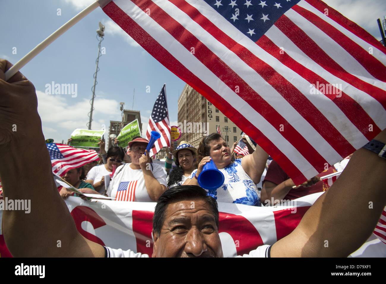 May 1, 2013 - Los Angeles, California, U.S - Thousands of people ...