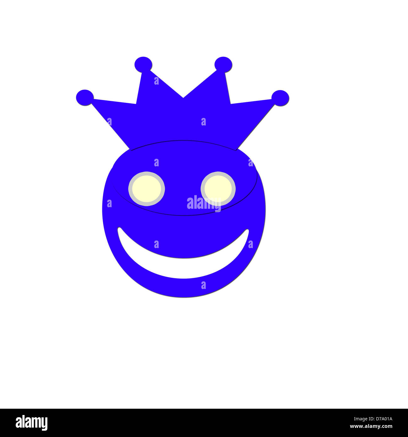 this face wear a crown sent a smile to all people of good will Stock ...