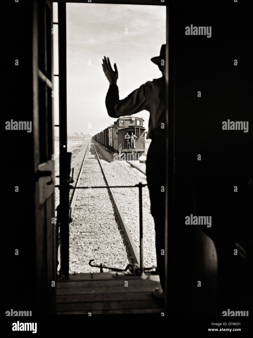 Two Trains Passing Stock Photo - Alamy Two Trains Passing Stock Photo - Alamy