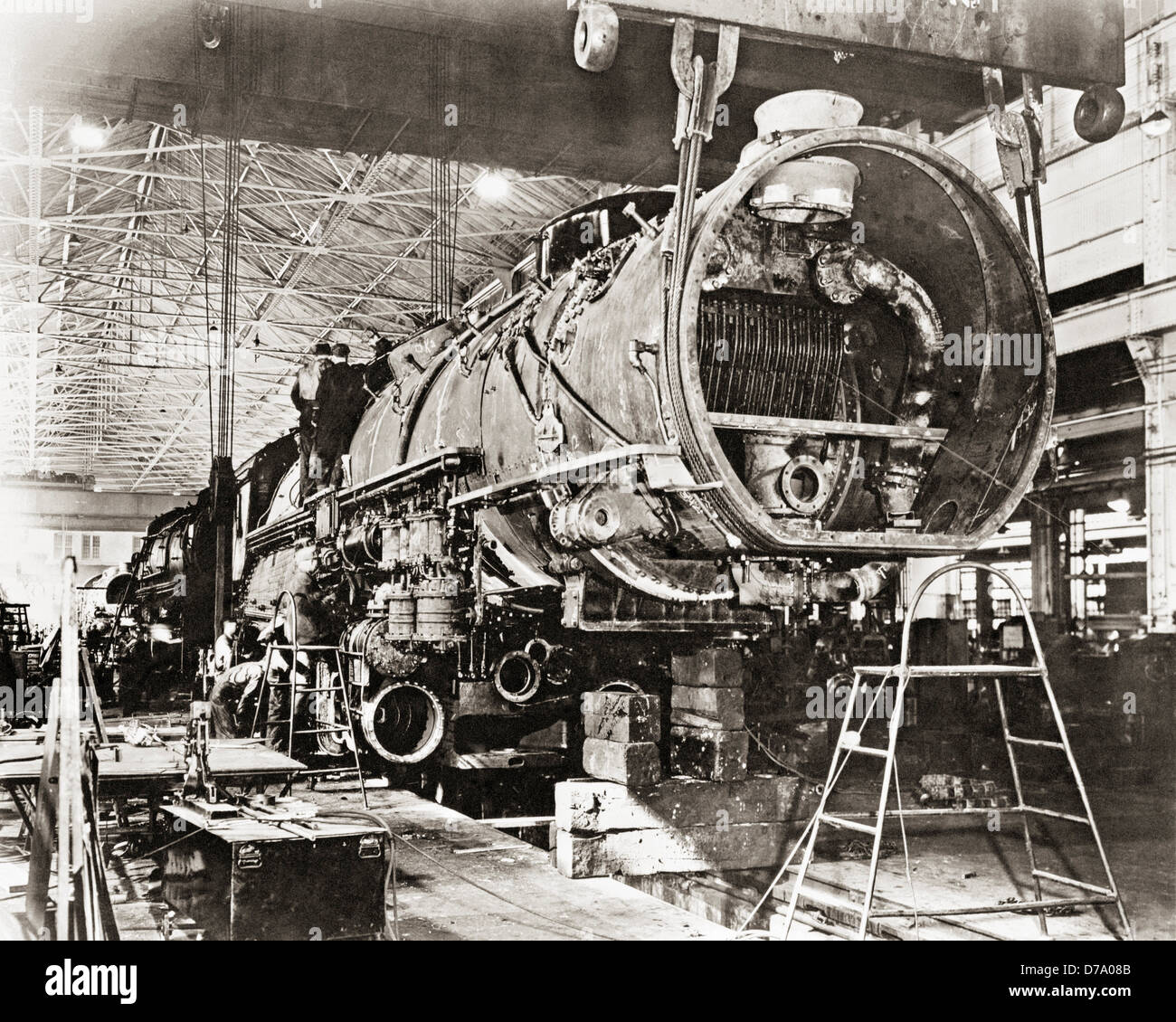 Steam locomotive factory hi-res stock photography and images - Alamy