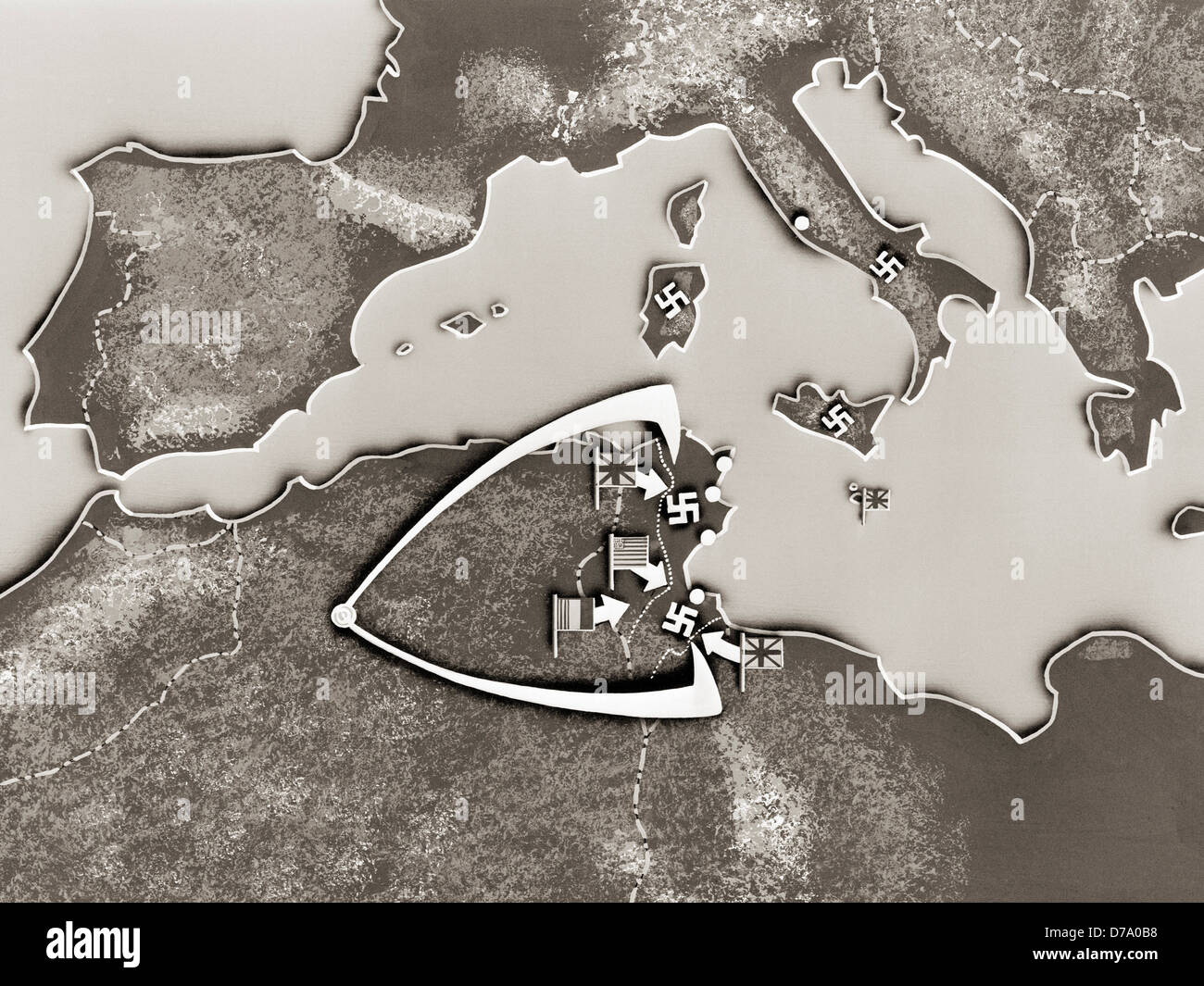 Nazi map hi-res stock photography and images - Alamy