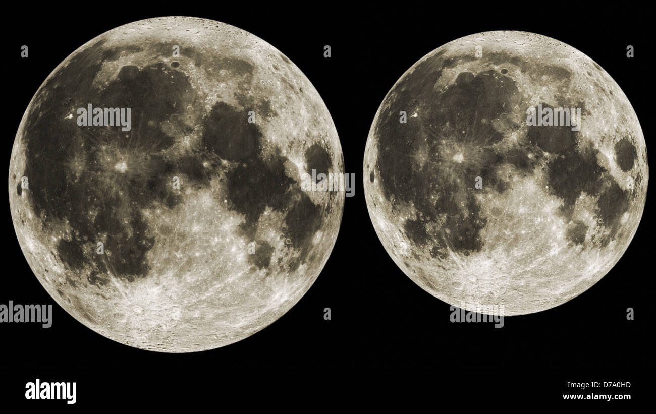 Moon perigee apogee hi-res stock photography and images - Alamy