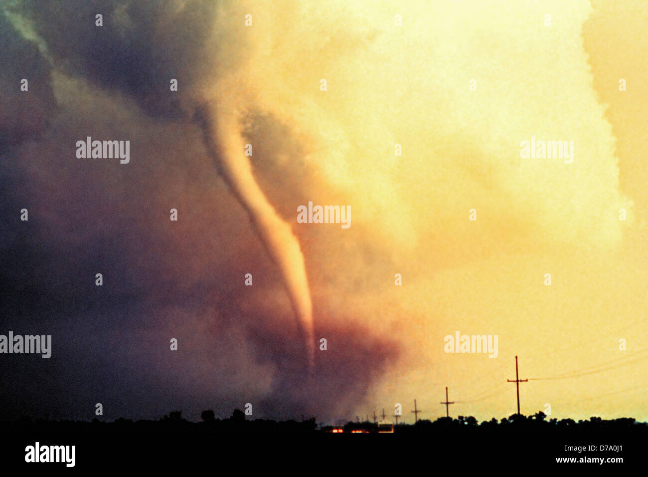 First Tornado Captured by NSSL Doppler Radar NSSL Chase Personnel Stock ...