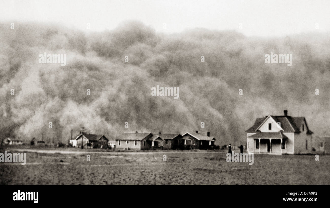 Dust Storm Approaching Stratford Texas Stock Photo - Alamy