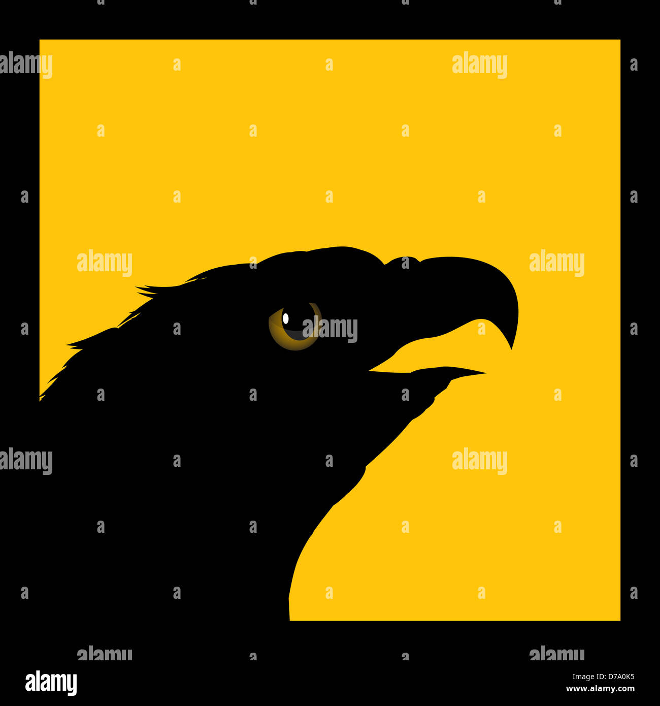 Eagle warning sign hi-res stock photography and images - Alamy