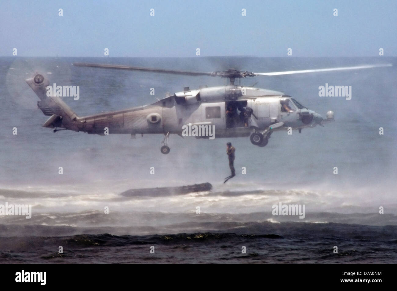 SEALS Conduct Fast-Rope Insertion Demonstration Stock Photo - Alamy