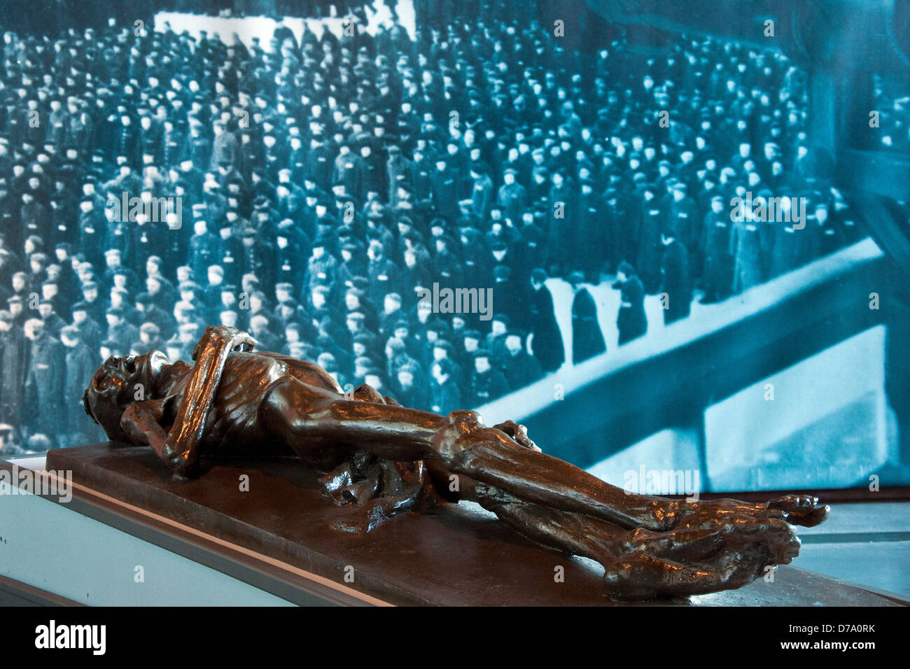 Alsace, Natzweiler Struthof camp, Museum, Sculpture Stock Photo - Alamy