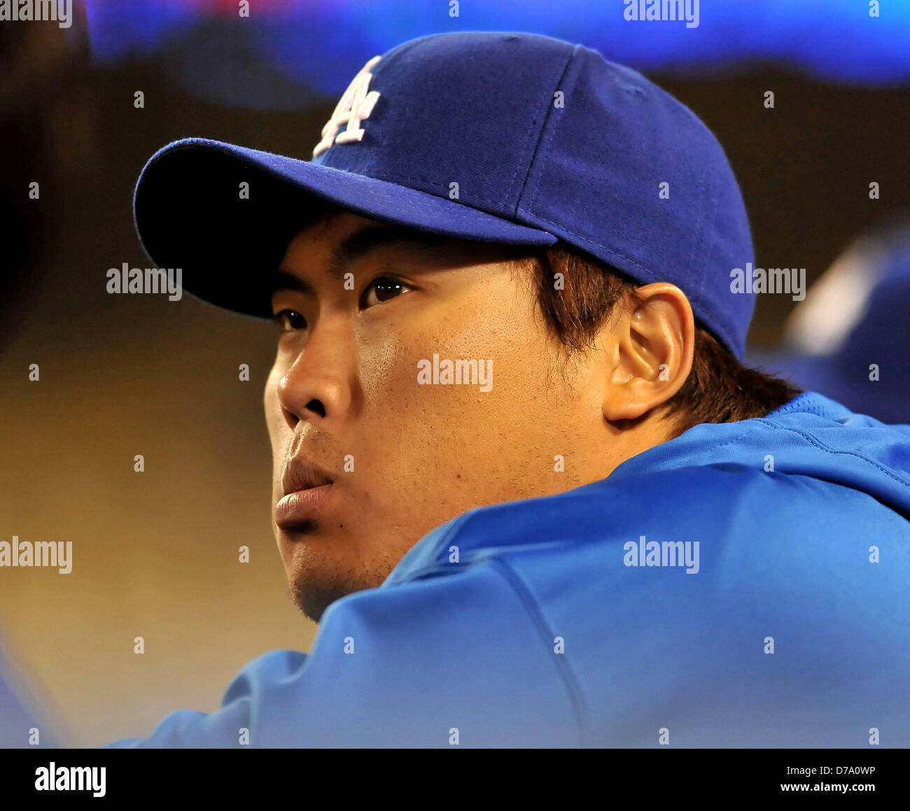 Los Angeles, CA. USA. May 1, 2013. Los Angeles Dodgers starting pitcher ...