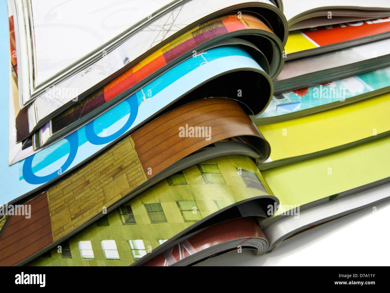 a pile of magazines Stock Photo - Alamy