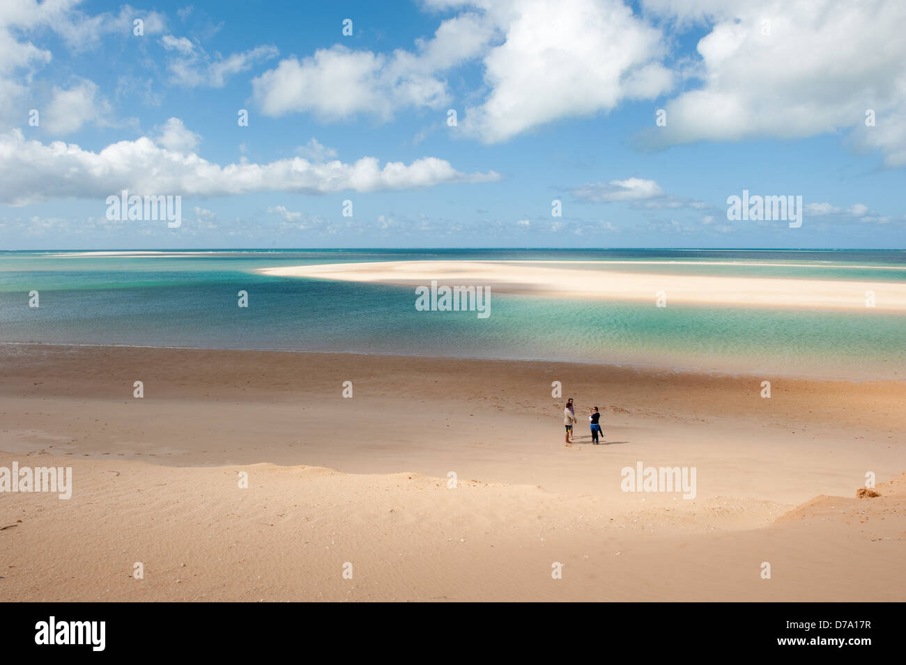 Tourists on the beach, Bazaruto island, Mozambique Stock Photo - Alamy