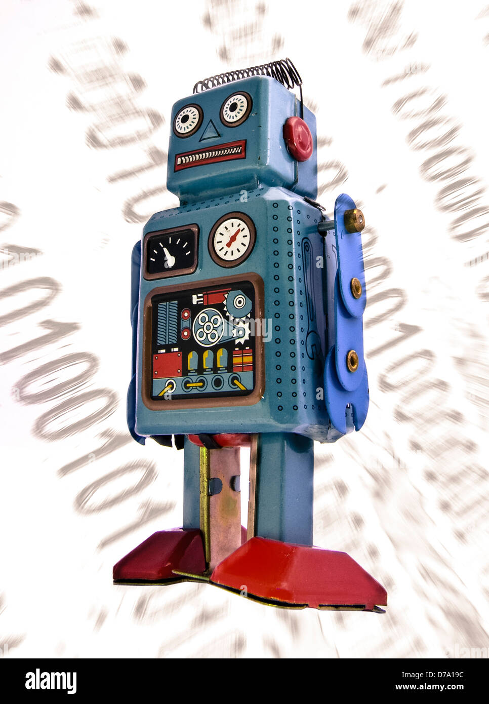 retro robot concept Stock Photo - Alamy