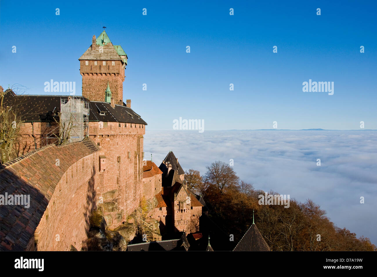 France, Alsace, Haut Koenigsbourg castle Stock Photo - Alamy