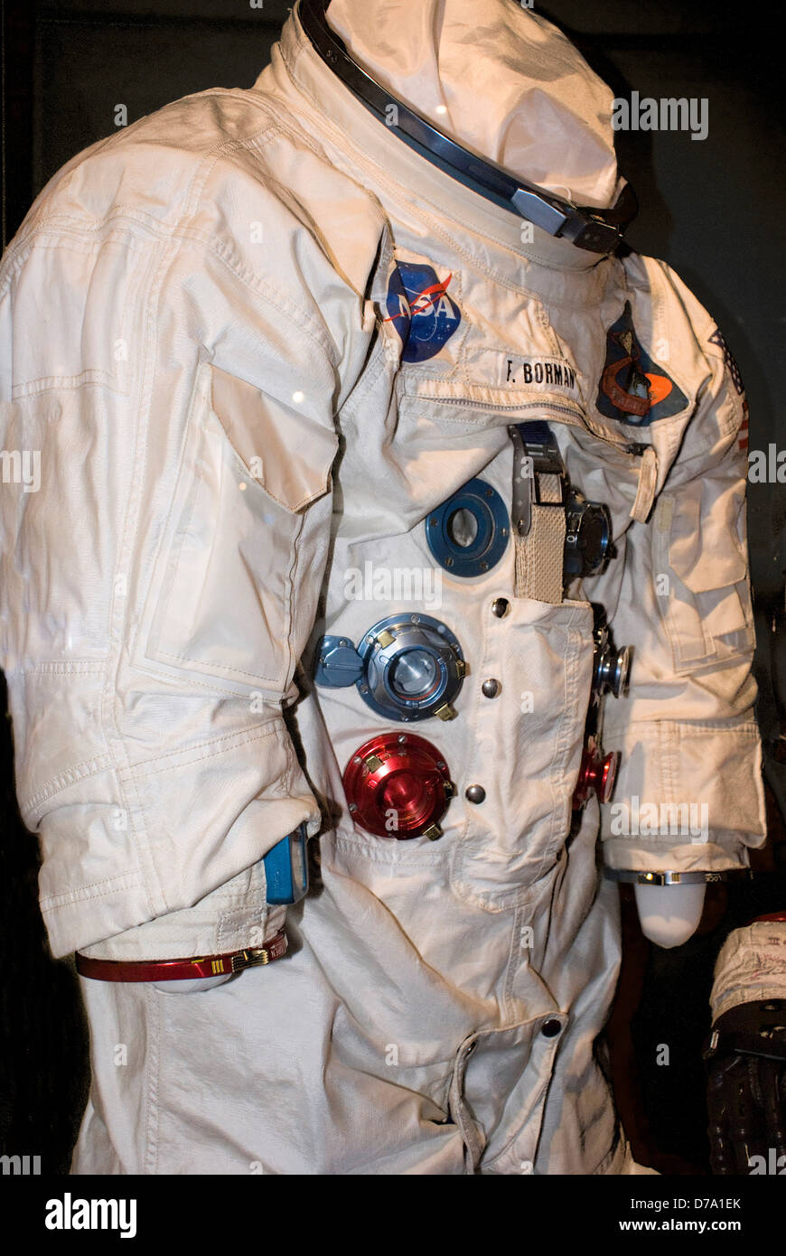 USA Illinois Chicago Apollo spacesuit in museum Stock Photo - Alamy