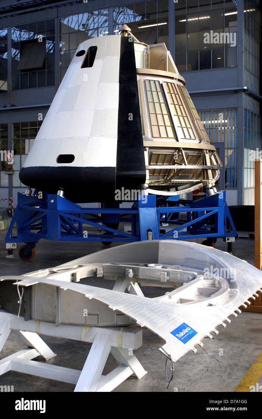 Space capsule structure model Stock Photo - Alamy