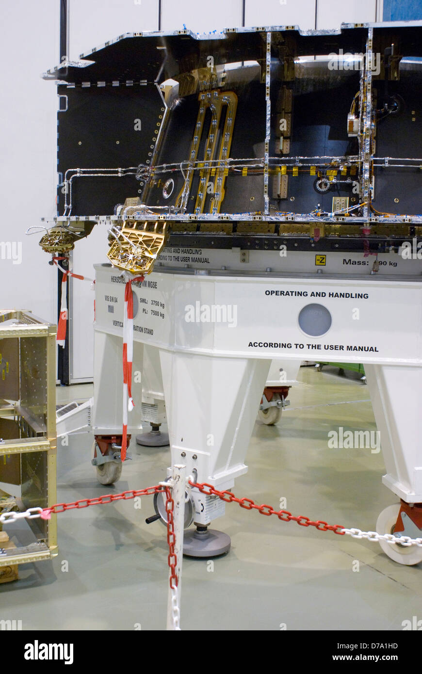 Spacecraft structure in clean room Stock Photo - Alamy