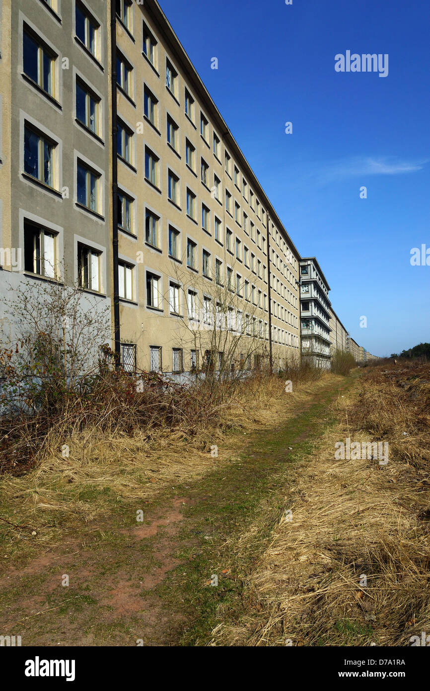 Color Photograph of the exterior of Prora Holiday Complex, Rügen ...