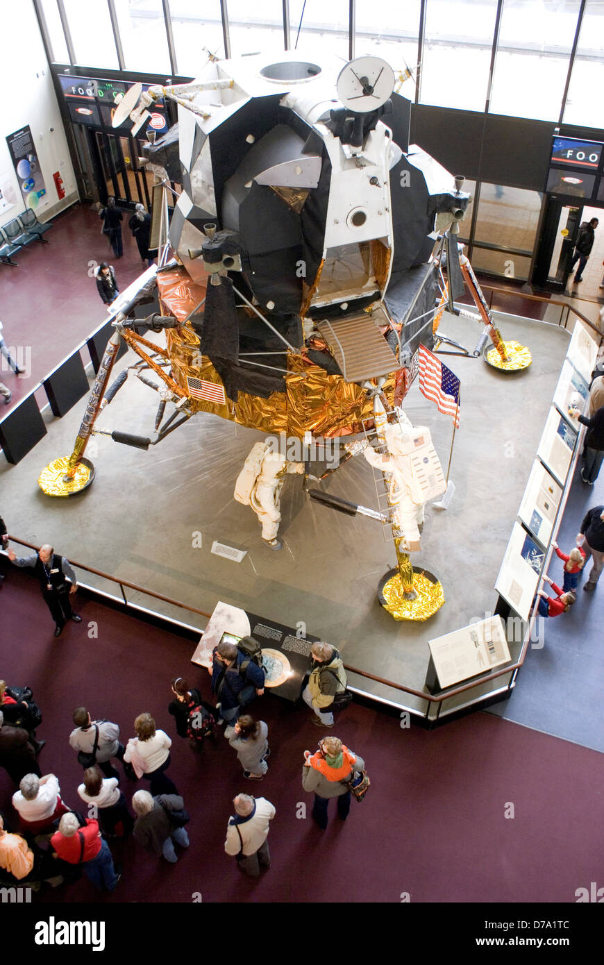 Usa Washington Apollo Lunar Module At National Air And Space Museum Stock